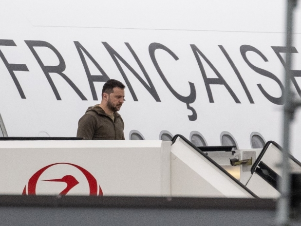 澤連斯基抵達日本廣島準備出席G7峰會 - RTHK