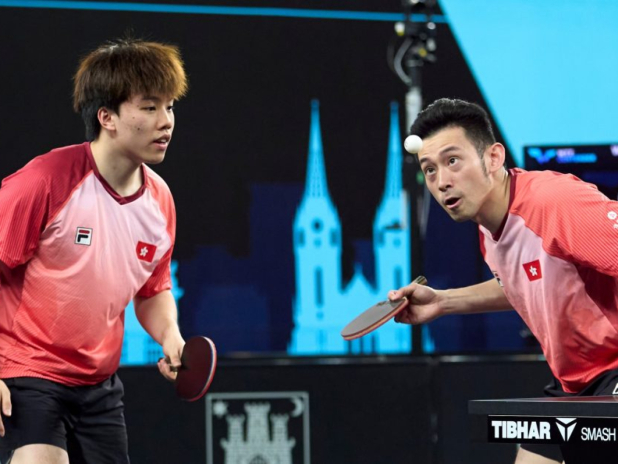 Paddlers Wong, Chan win first men's doubles title - RTHK