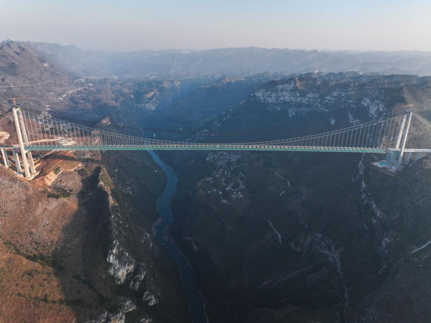World's tallest bridge completes load test in Guizhou - RTHK