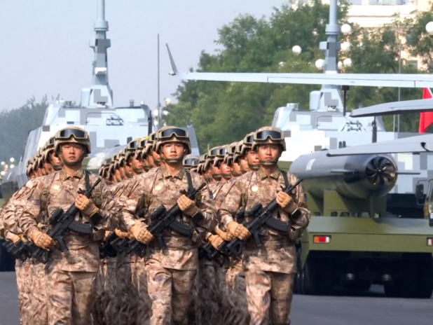Military march showcases dozens of PLA formations - RTHK