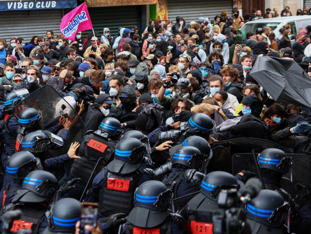 法國多處爆發示威 警方拘捕逾200人 - RTHK