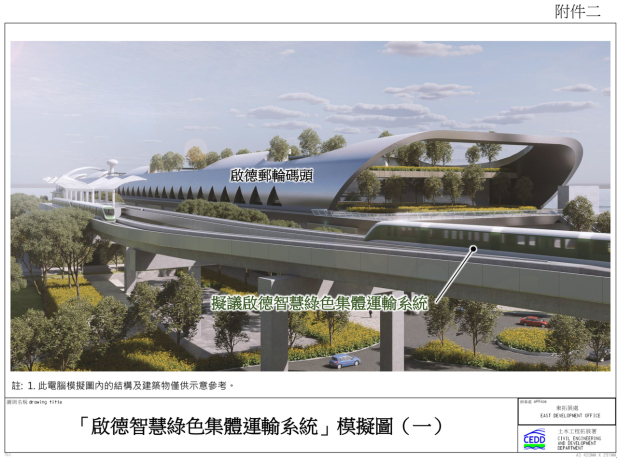 Exco backs elevated Kai Tak transport system plan - RTHK